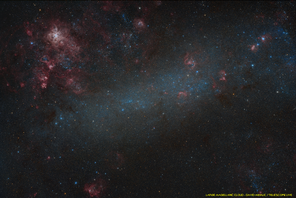 Large Magellanic Cloud in HaLRGB | Telescope Live